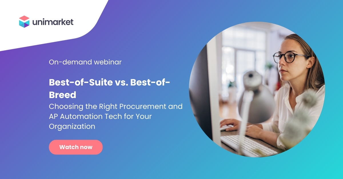 Unimarket Webinar | Best-of-Suite vs. Best-of-Breed - With NERCOMP